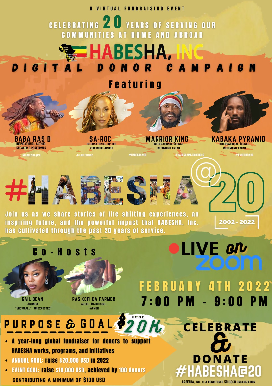 UPCOMING EVENTS – HABESHA